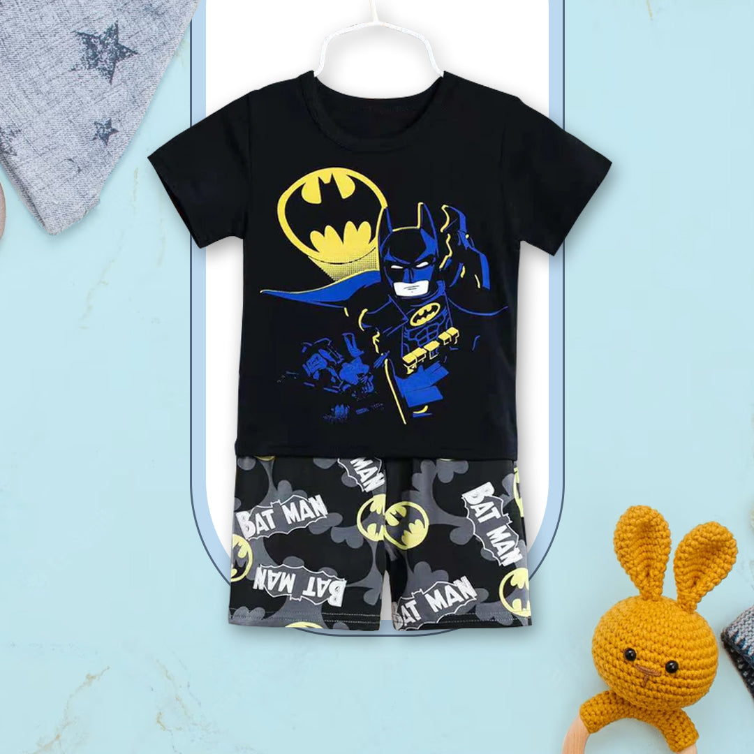Batman Themed Shorts Set – The Tiny Hands Clothing